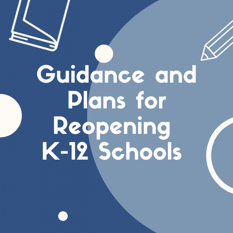Guidance and Plans for Reopening K-12 Schools in the Fall – Impact Ohio